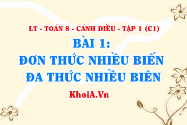 Đơn thức, đa thúc nhiều biến, thu gọn là gì, cách tính giá trị của đa ...